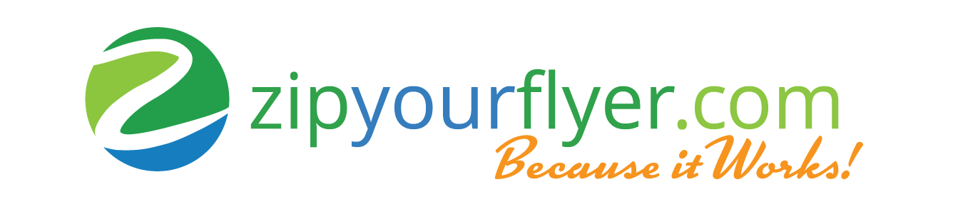 Logo-ZipYourFlyer-Corrected-with-Tagline - Zip Your Flyer